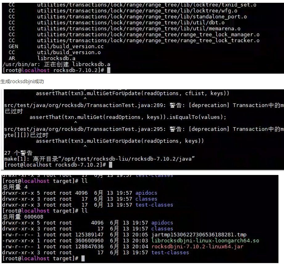 Loongarch64 Architecture Throw Librocksdbjni Linux64 So Error · Issue 11526 · Facebook
