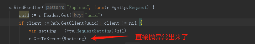 post数据转struct异常 (方法：func (r *Request) GetToStruct(pointer interface{}, mapping ...map[string ...