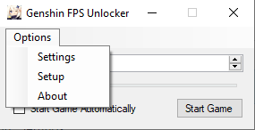 No options window · Issue #91 · 34736384/genshin-fps-unlock · GitHub