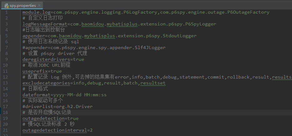 集成p6spy 日期格式显示问题 · Issue #1568 · baomidou/mybatis-plus · GitHub
