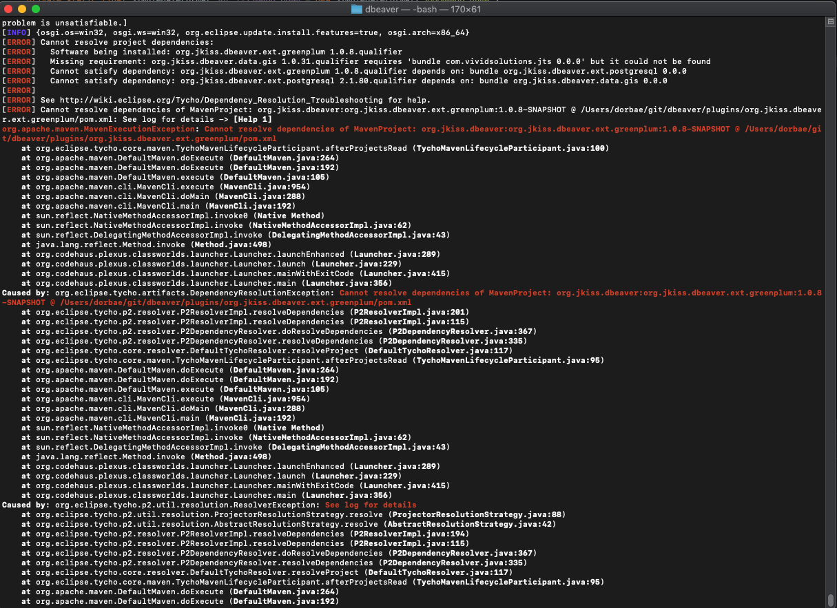 install from source by Eclipse fails · Issue #5741 · dbeaver/dbeaver ...