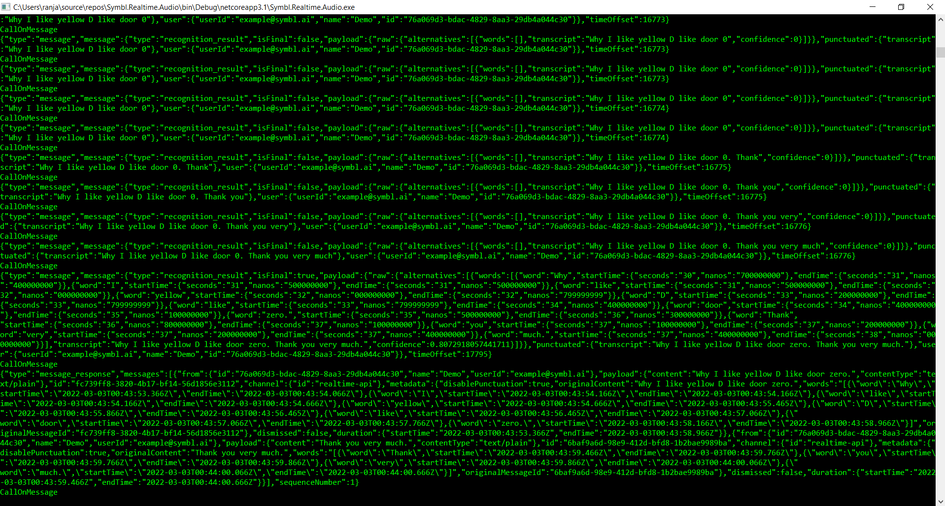 GitHub - ranjancse26/Symbl.Realtime.Audio: The Symbl Realtime Audio Demo