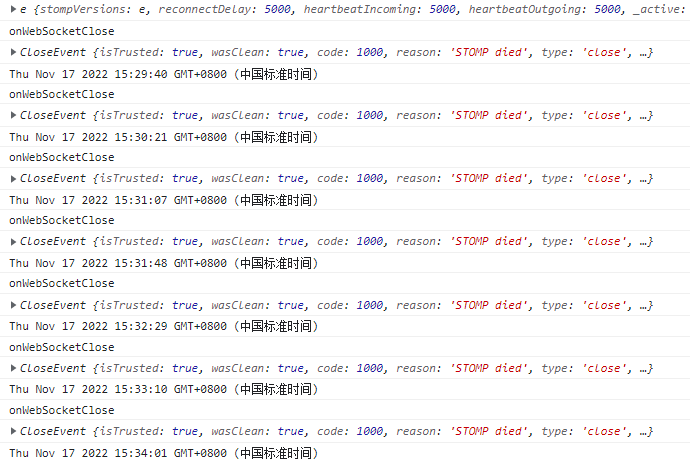 Why does websocket close? · Issue #484 · stomp-js/stompjs · GitHub