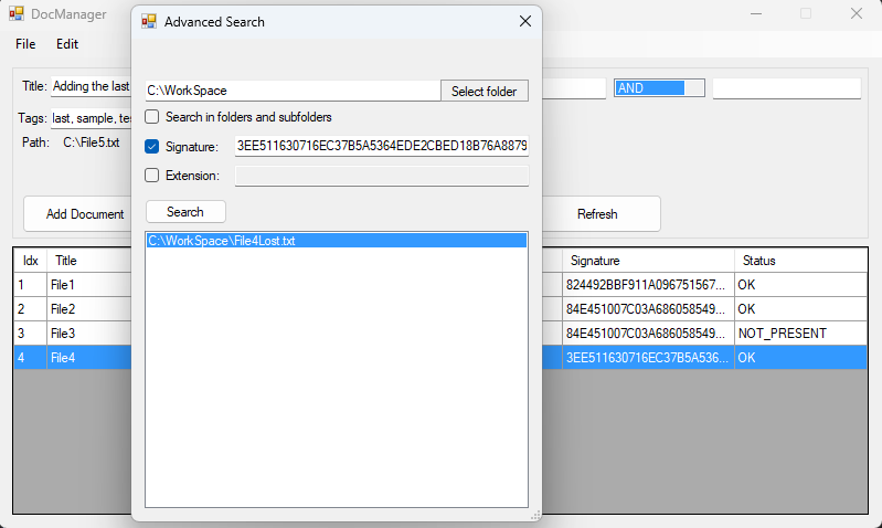 GitHub - PurpleZool/DocManager: Easy doc manager