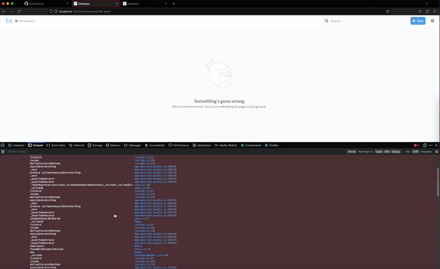Fail to view dashboard after edit with click behavior · Issue #29588 · metabase/metabase · GitHub