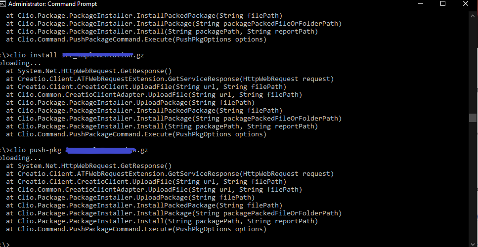 Error on Clio push-pkg / install · Issue #189 · Advance-Technologies-Foundation/clio · GitHub