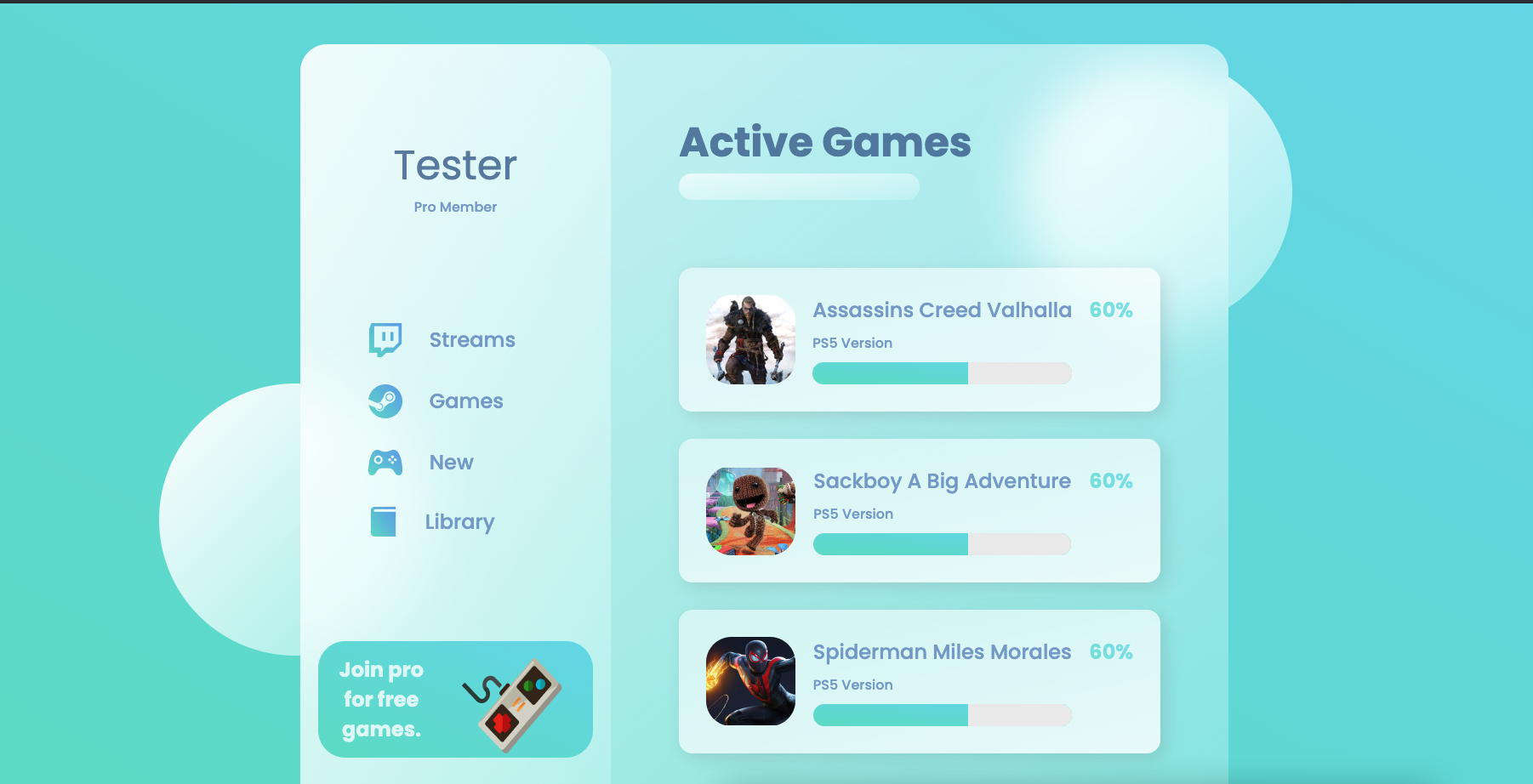 GitHub - TrevorvU/Glass-morphism-ui: Widescreen glass morphism UI