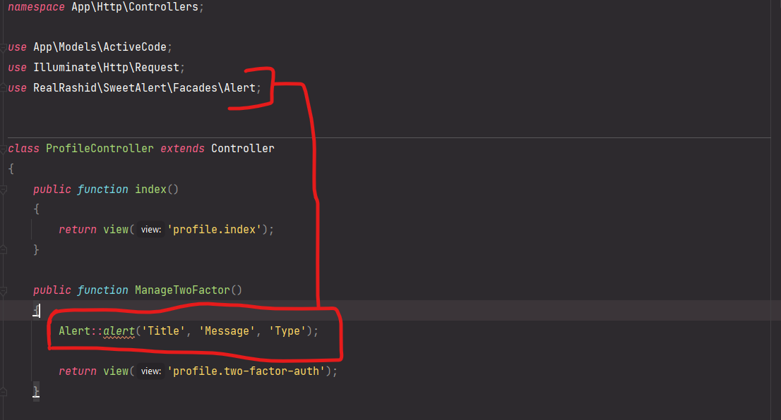 Required parameter $imageUrl follows optional parameter $title · Issue #108 · realrashid/sweet ...