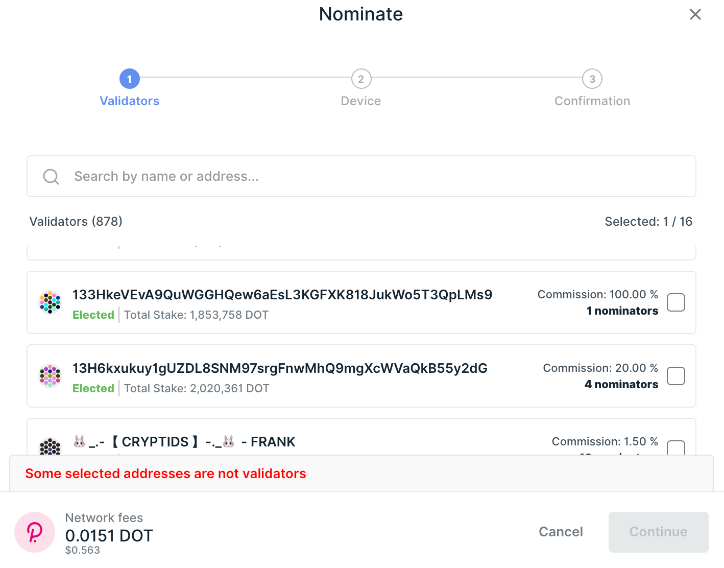 Unable to remove decommissioned Polkadot validator nominations · Issue #3801 · LedgerHQ/ledger ...