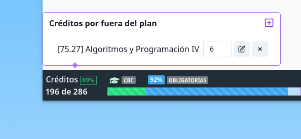 Agregar créditos sueltos · Issue #148 · FdelMazo/FIUBA-Map · GitHub