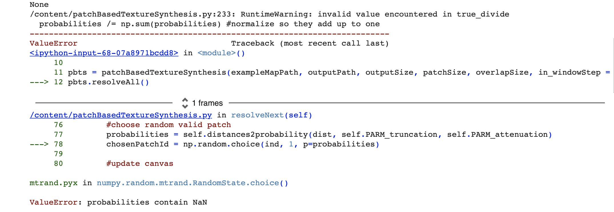 ValueError: probabilities contain NaN · Issue #3 · anopara/patch-based ... ValueError: probabilities contain NaN · Issue #3 · anopara/patch-based ...