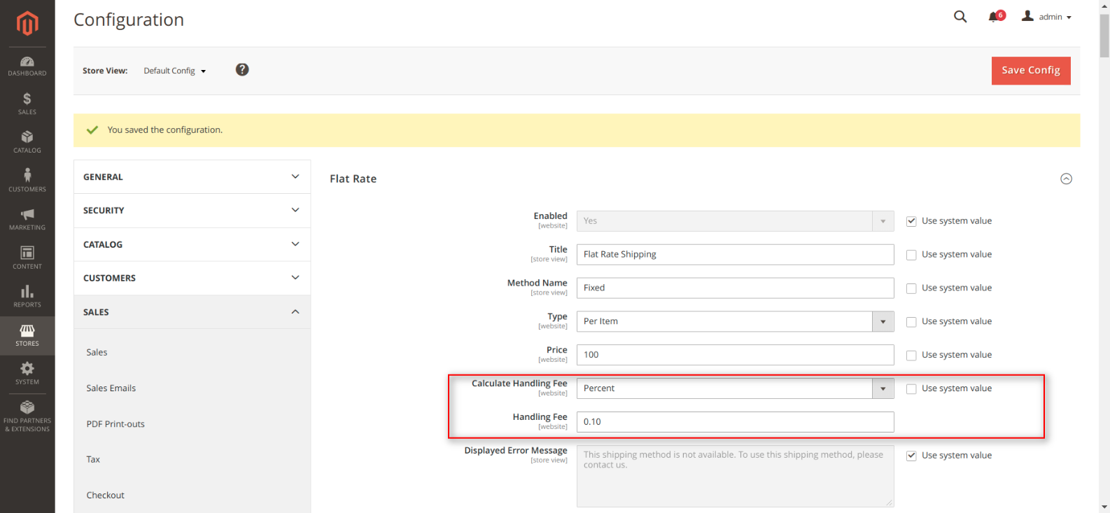 Magento Calculate Handling Fee with Percent Value does not work. · Issue #23385 · magento ...