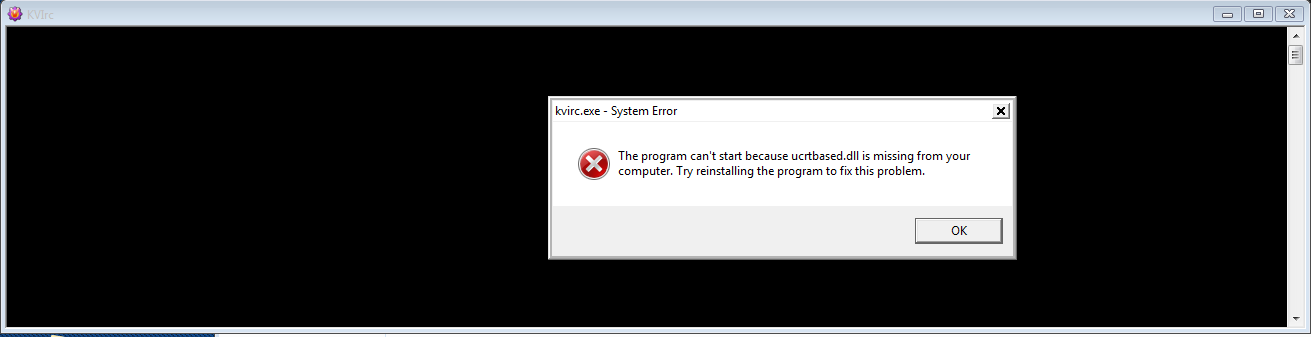 Debug builds git-7115-g2c89201e3: Missing ucrtbased.dll Kivirc fails to launch · Issue #2227 ...