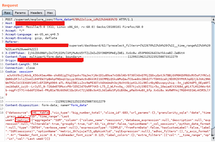 form_data on request could be editable, and run a custom query · Issue ...