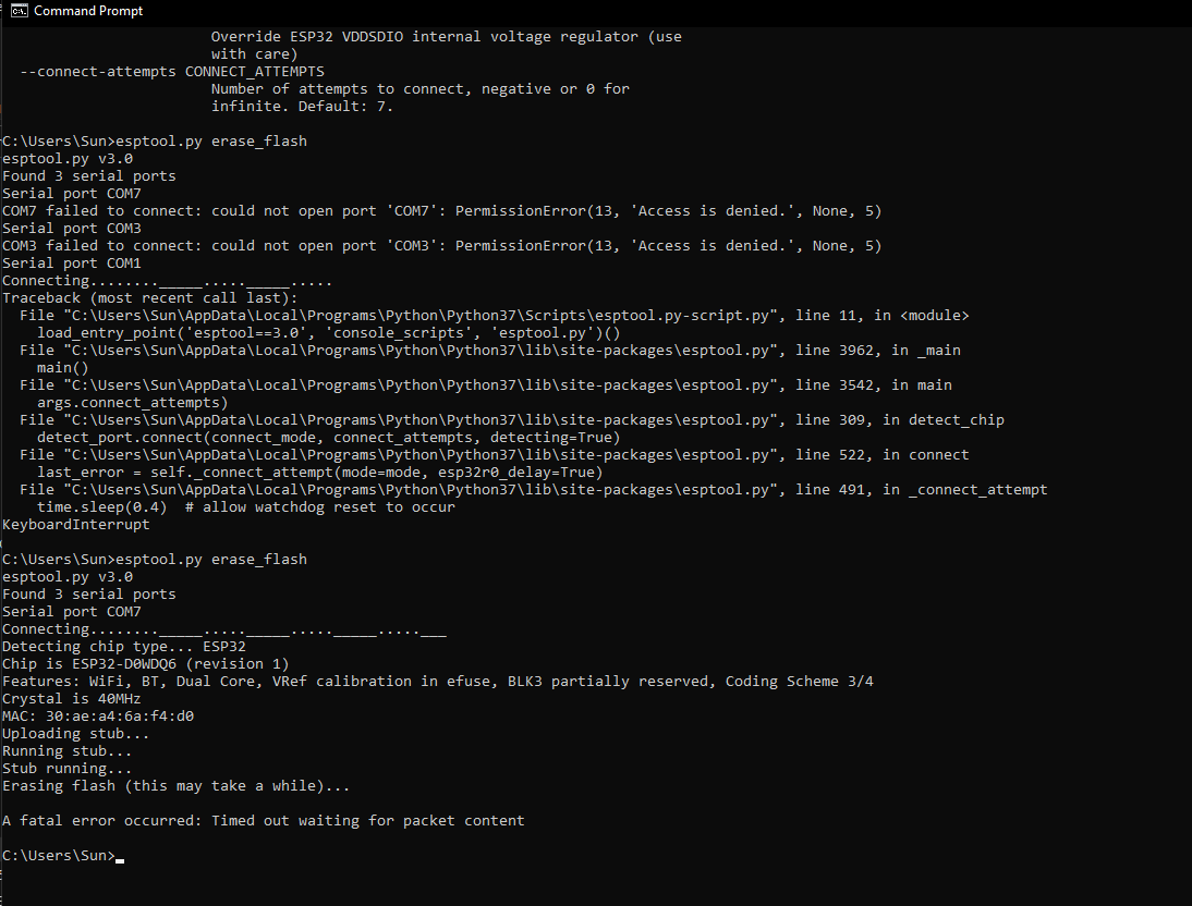 Problems with flashing - reboot loop and different stability issues with same code on different ...