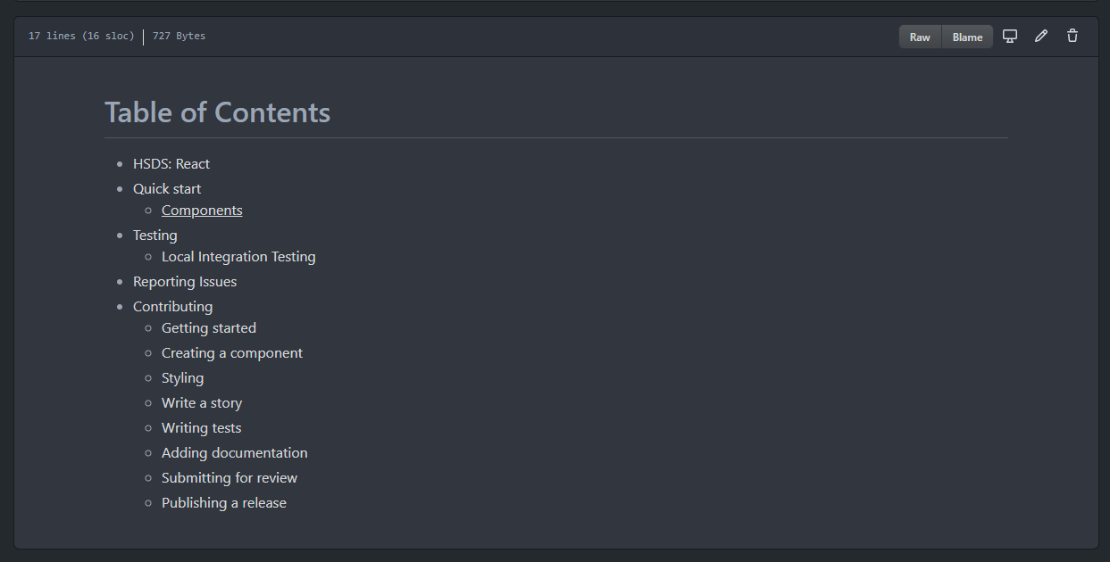 Bug 🐛: Link to Components under Quick start in docs TOC is broken · Issue #899 · helpscout/hsds ...