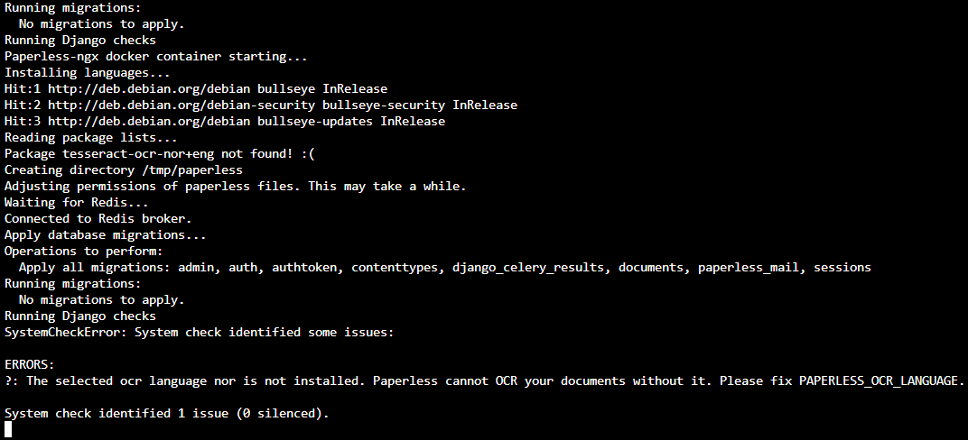 The selected ocr language XXX is not installed. · Issue #2824 · paperless-ngx/paperless-ngx · GitHub