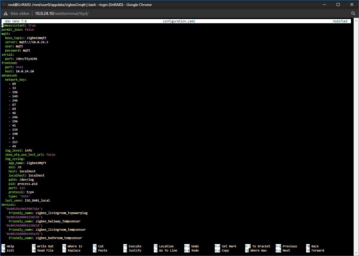 Problem merging from Pi to UnRAID · Koenkk zigbee2mqtt · Discussion #16997 · GitHub