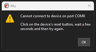 Cannot connect to device on port COM8 · STELLA-Landsat STELLA · Discussion #24 · GitHub