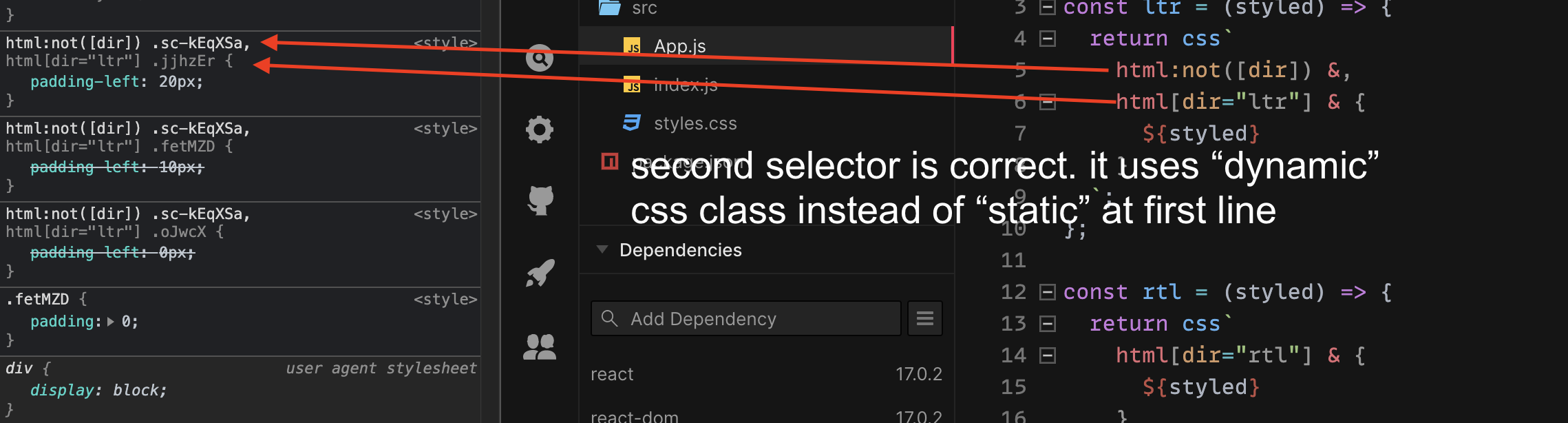 selector is behaving incorrectly with computed rules · Issue #3479 ...
