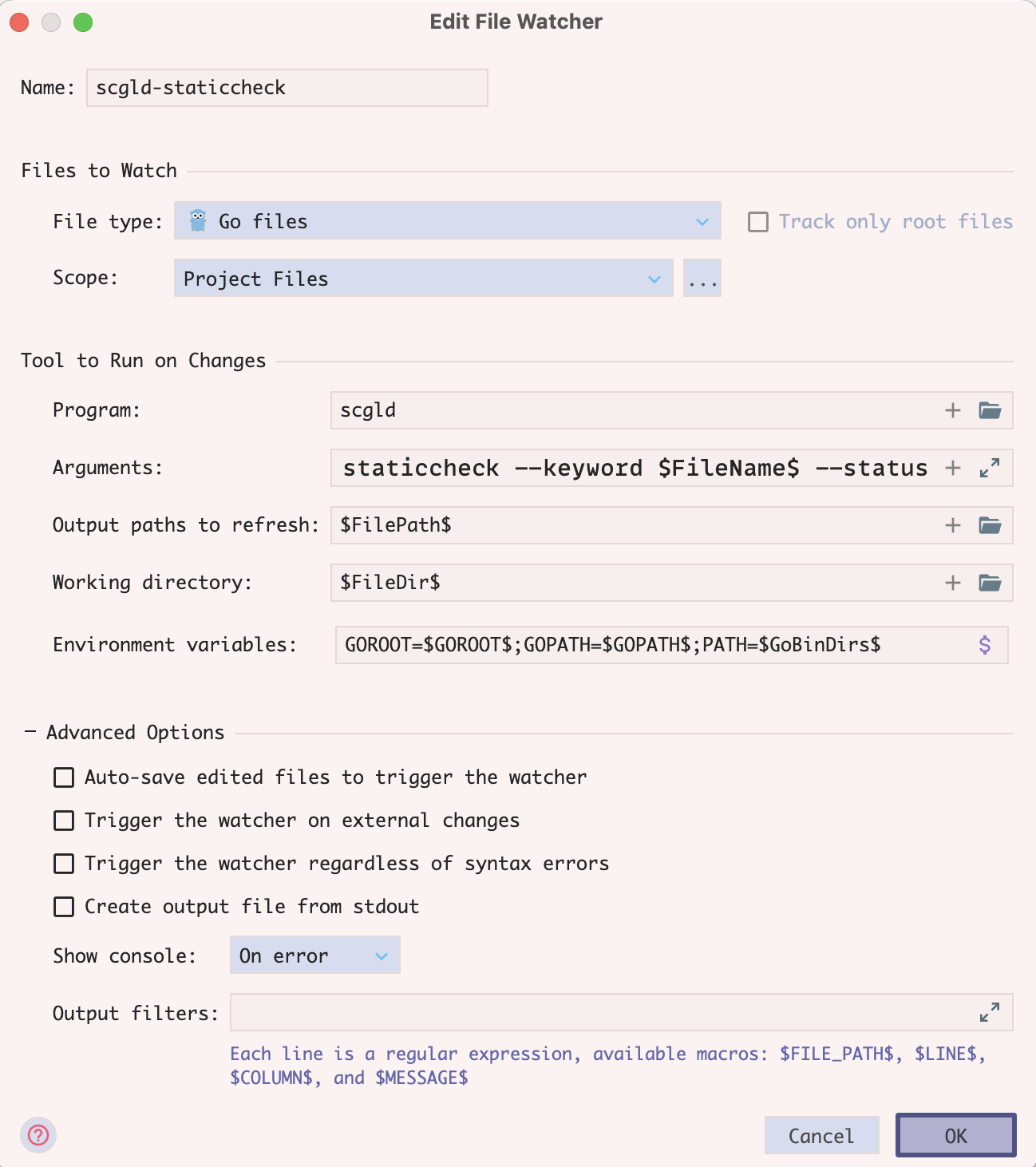 GitHub - miranquil/scgld: output filter for command line tools