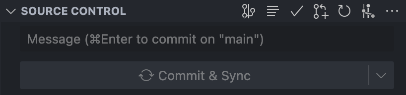 Allow hiding buttons in secondary source control toolbars · Issue #177134 · microsoft/vscode ...