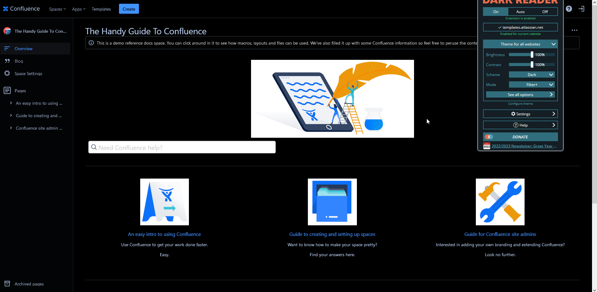[broken Website] Confluence Page Stays White When `selection Auto` Jira Looks