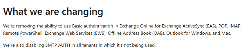 Microsoft 365 exchange online Basic auth · Issue #1464 · nodemailer ...