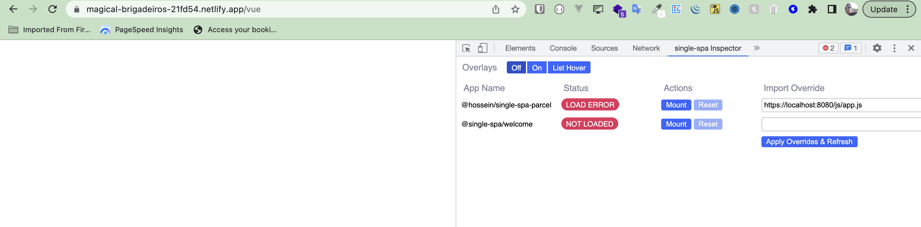 I get error local development · Issue #1110 · single-spa/single-spa · GitHub