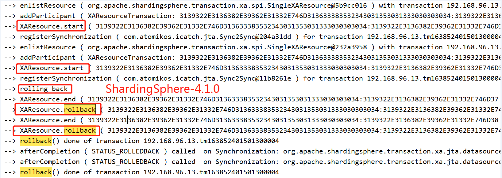 [Sharding5.0.0] Use @ShardingSphereTransactionType(TransactionType. XA ...