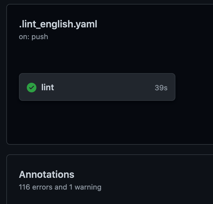 Fail job if there are any suggestions/warnings/errors · Issue #26 · errata-ai/vale-action · GitHub