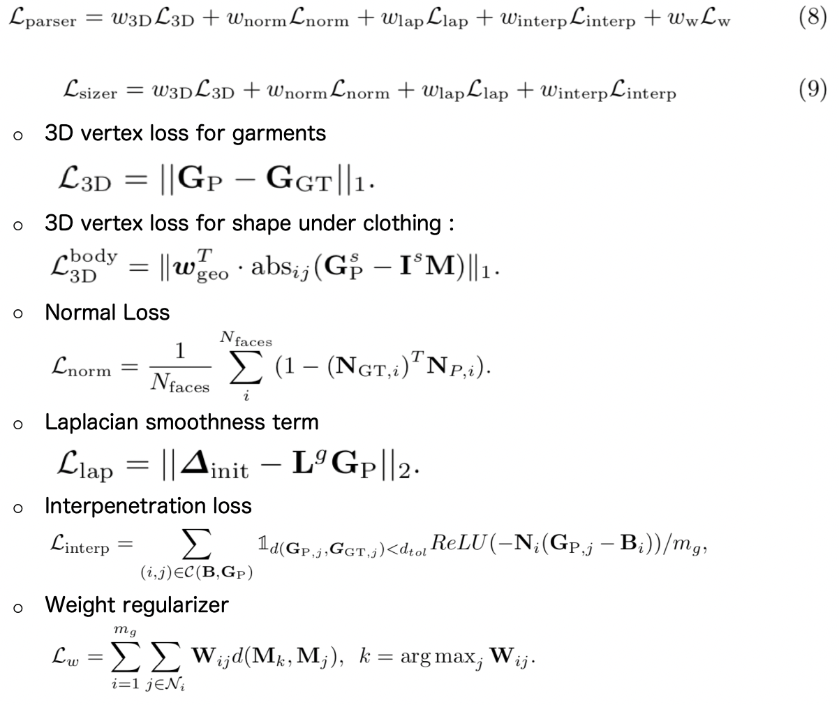 SIZER: A Dataset and Model for Parsing 3D Clothing and Learning Size ...