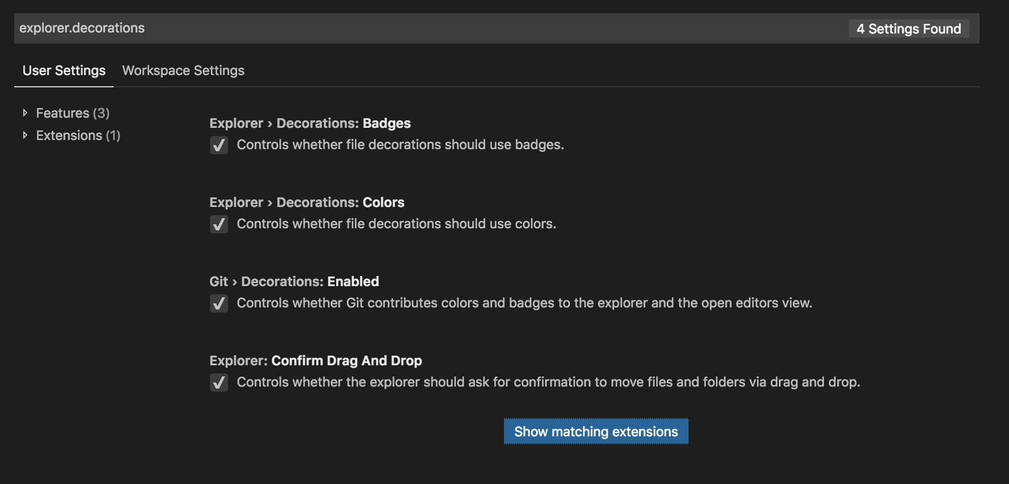 Decorate filename for merge conflict not working on Mac · Issue #70671 · microsoft/vscode · GitHub