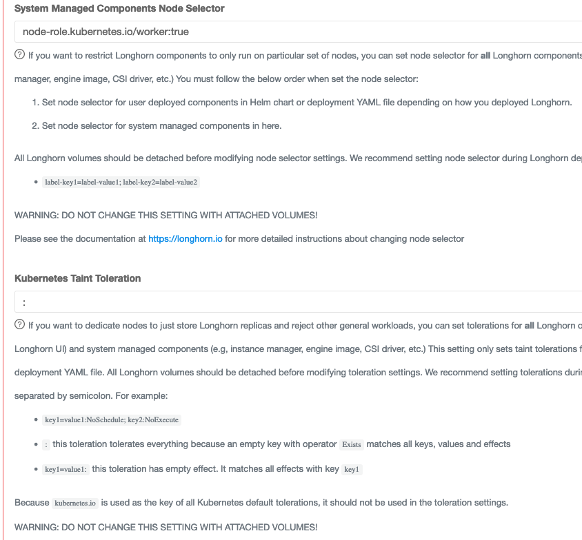 [BUG] Node selector causes loop or does not attach volumes · Issue #3324 · longhorn/longhorn ...