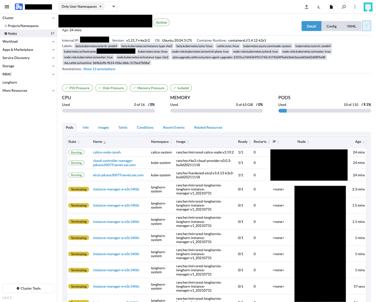 [BUG] Node selector causes loop or does not attach volumes · Issue #3324 · longhorn/longhorn ...