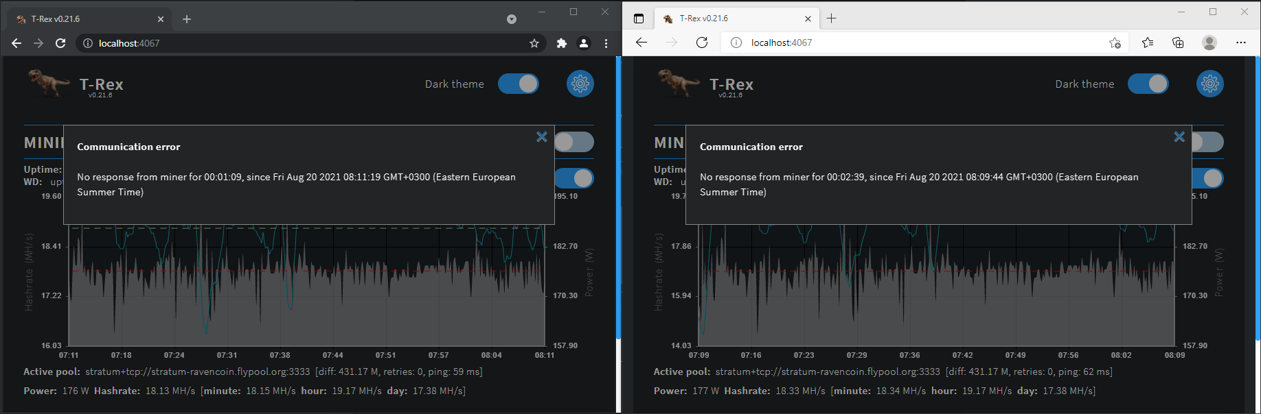 (Windows) API Communication error · Issue #586 · trexminer/T-Rex · GitHub