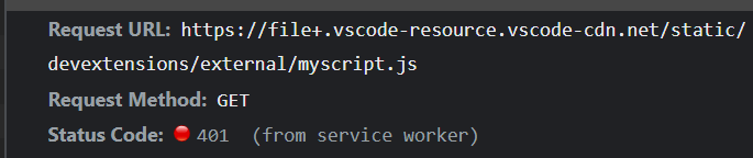 asWebviewUri causes 401 when using run-in-browser · Issue #173448 ...