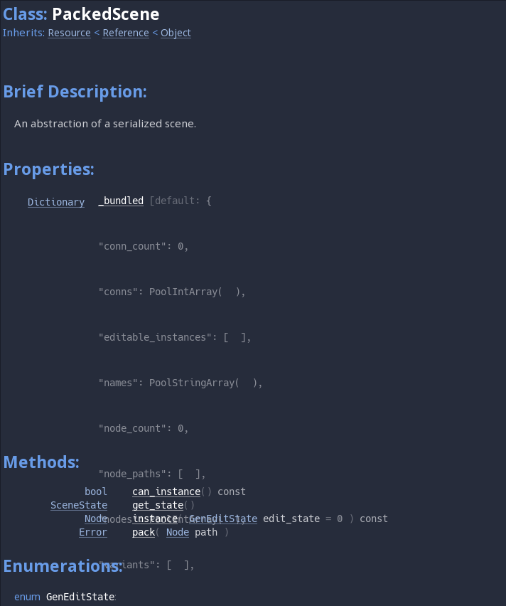 Default values != null show broken in editor docs · Issue #30537 · godotengine/godot · GitHub
