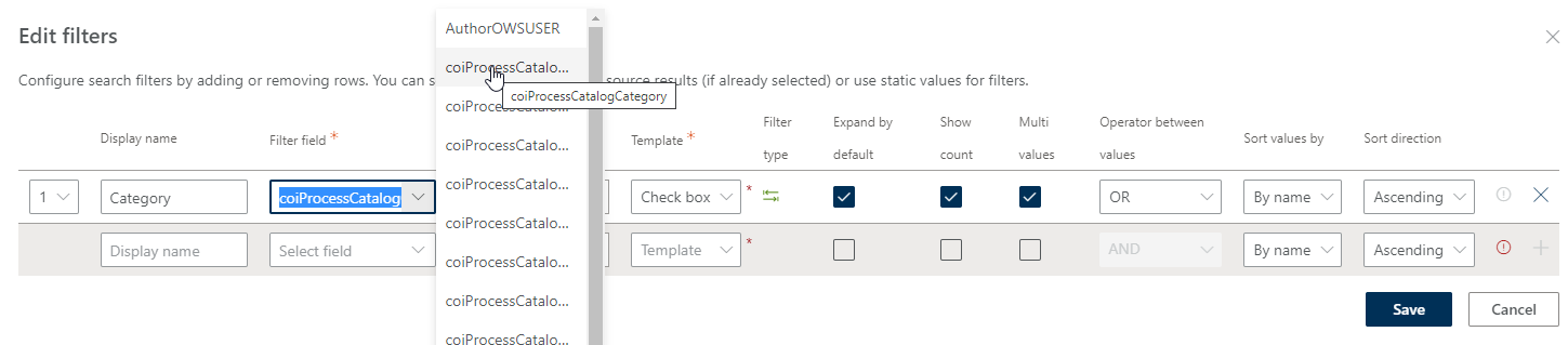 Search Filters web part does not receive values from search results web part version 4.3 · Issue ...