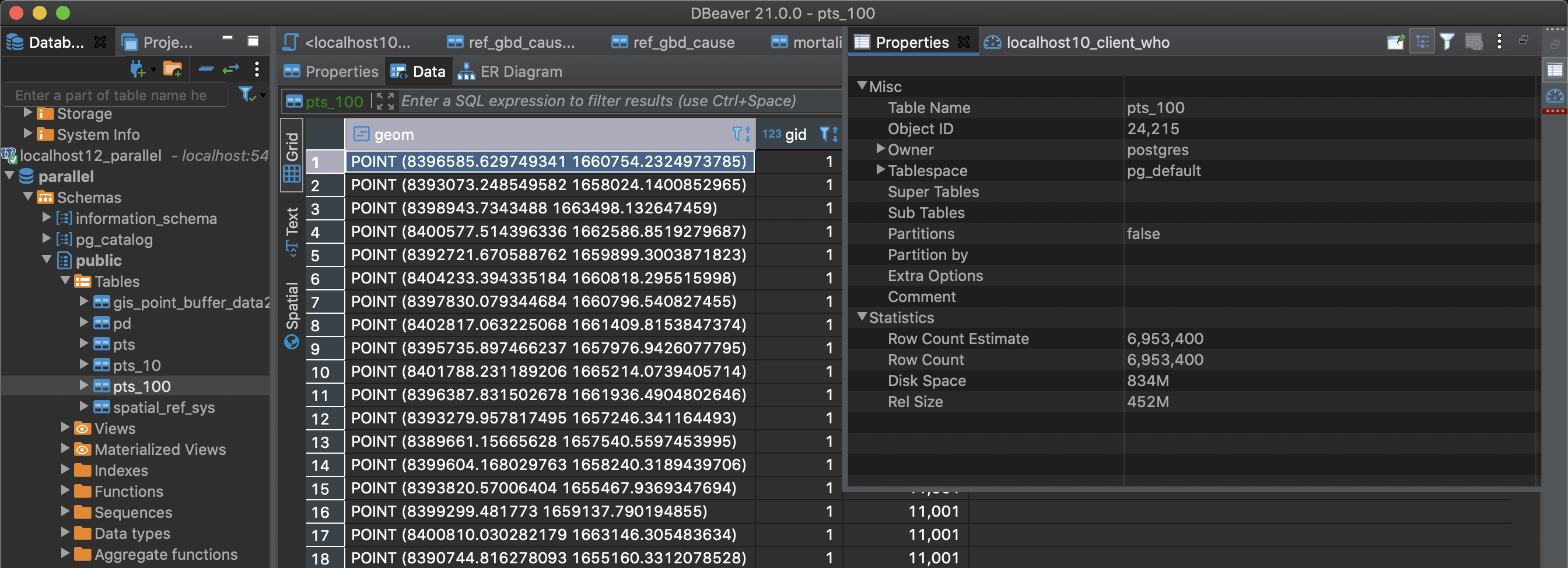 Suggestion: Metadata "Show row count for tables" disabled by default (PostgreSQL) · Issue #2648 ...