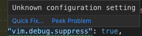 vim.debug.suppress invalid · Issue #3703 · VSCodeVim/Vim · GitHub