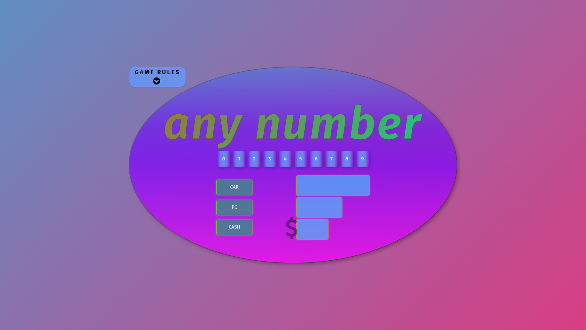 GitHub - tigranf/any-number-game: JS mini-game inspired by The Price Is ...