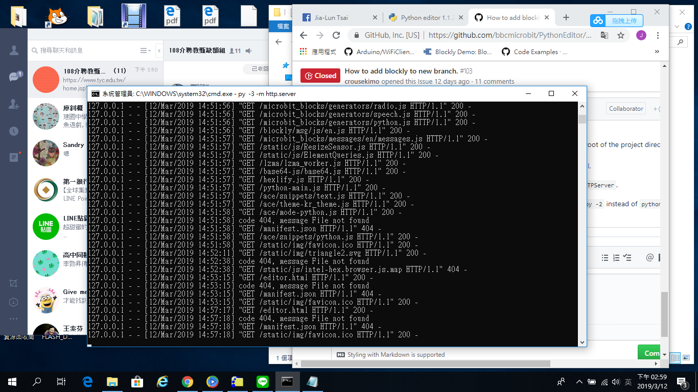 How to add blockly to new branch. · Issue #103 · bbcmicrobit/PythonEditor · GitHub