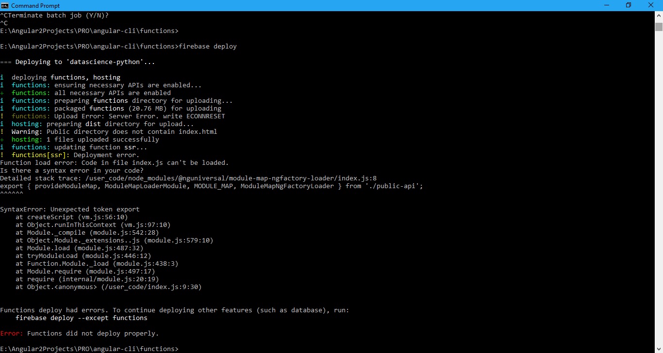 Error With Beta7 But Not Beta5 · Issue 939 · Angularuniversal · Github