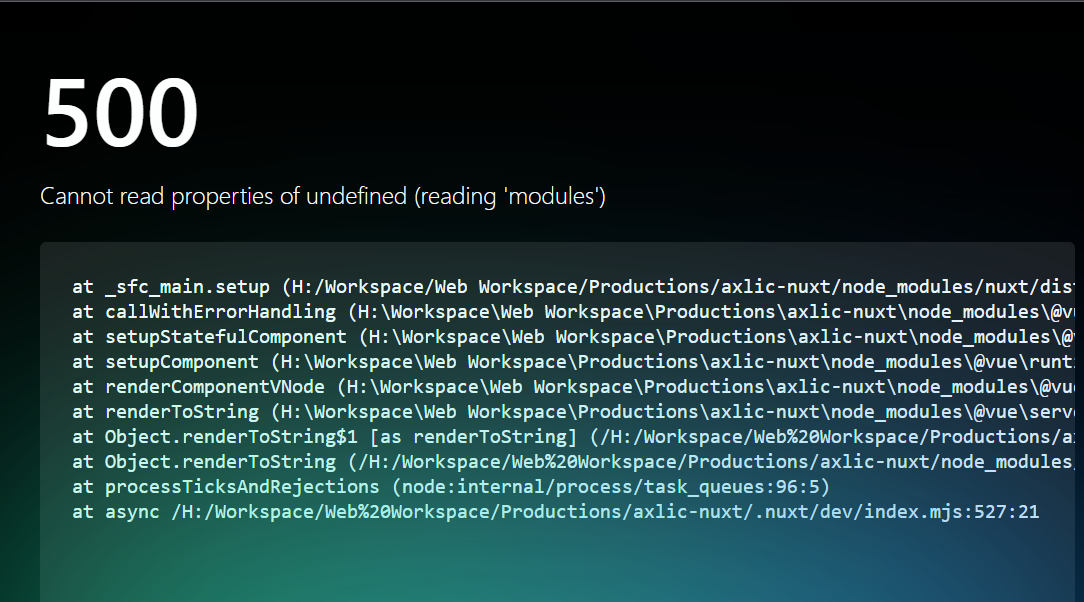 [vite Node] [err Module Not Found] · Issue 14909 · Nuxt Nuxt · Github