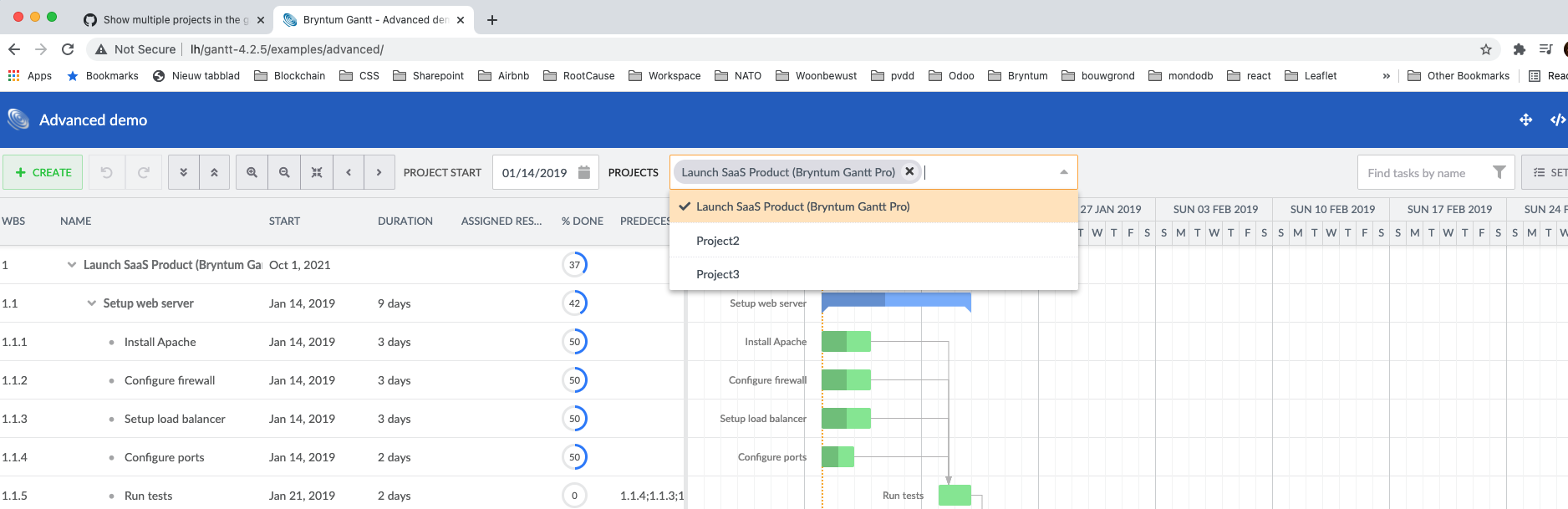 Show multiple projects in the gantt chart · Issue #2 · bryntum/odoo-support · GitHub