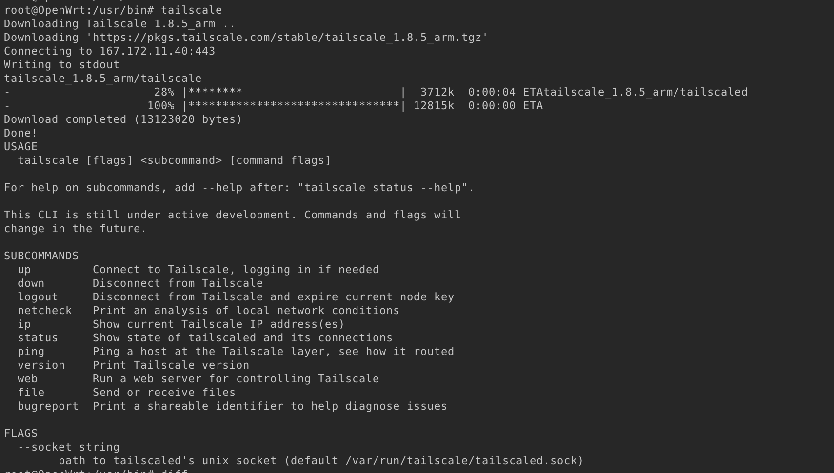 Unable to download binares from tailscale · Issue #5 · adyanth/openwrt-tailscale-enabler · GitHub