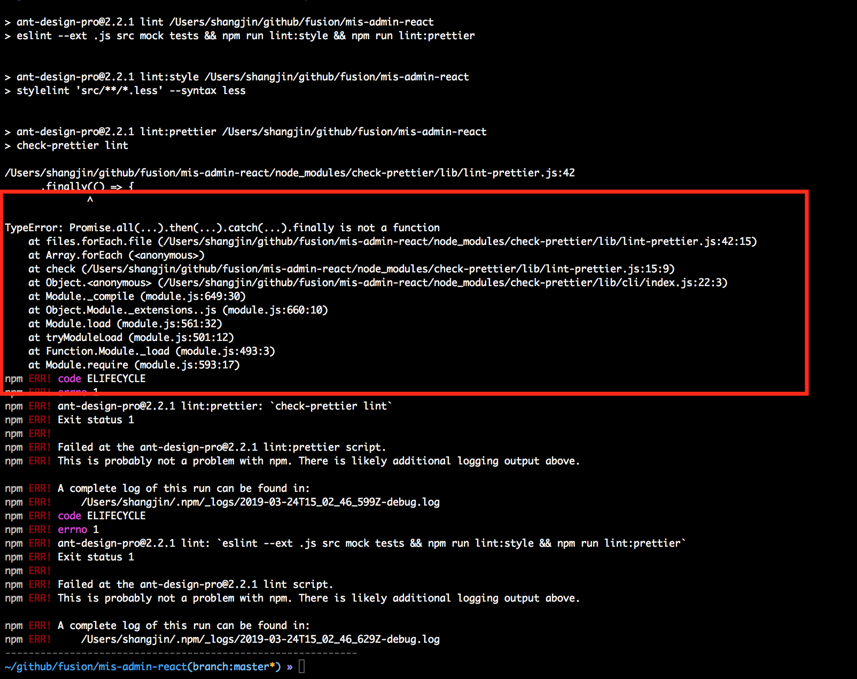 Promise.all(...).then(...).catch(...).finally is not a function · Issue ...