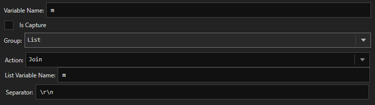 [BUG] "\n" or "\r\n" separator supported in UTILITY > List > Join? · Issue #717 · openbullet ...
