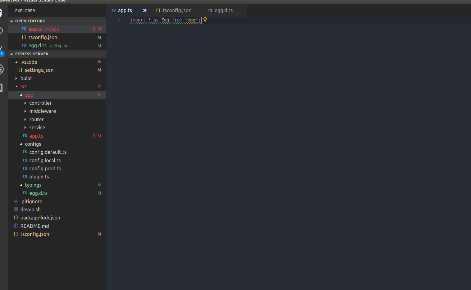 typescript + egg 初始化项目出现 egg 这个module无法被ts识别， · Issue #2586 · eggjs/egg · GitHub